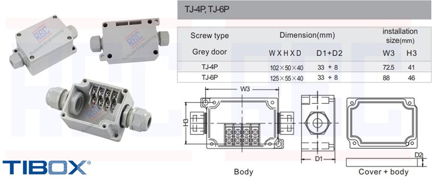 TJ Series Terminal Block Box| TIBOX®
