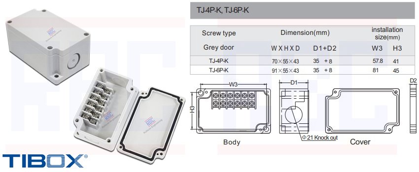 TJ Series Terminal Block Box| TIBOX®